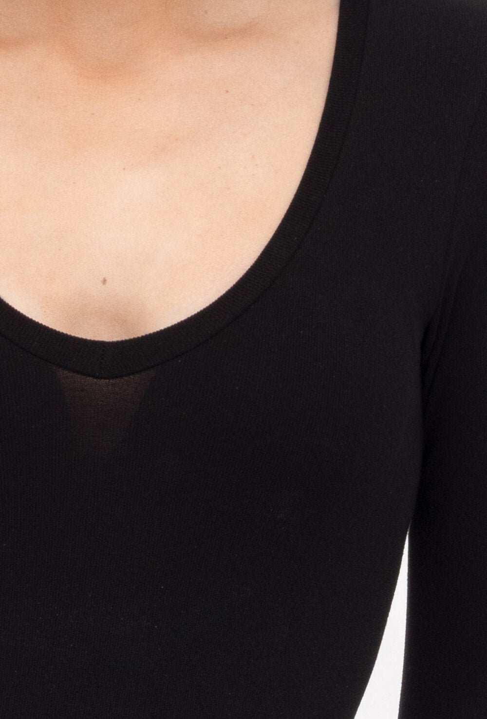 Gatta Body Mirage Long Sleeve Bodysuit with V-Neck – GATTA FASHION